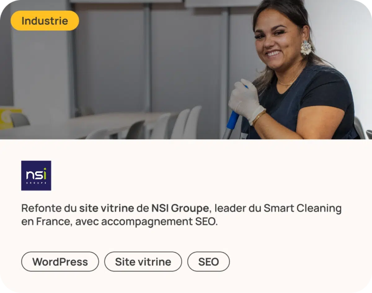 Refonte du site vitrine Wordpress – NSI groupe - Wapiti